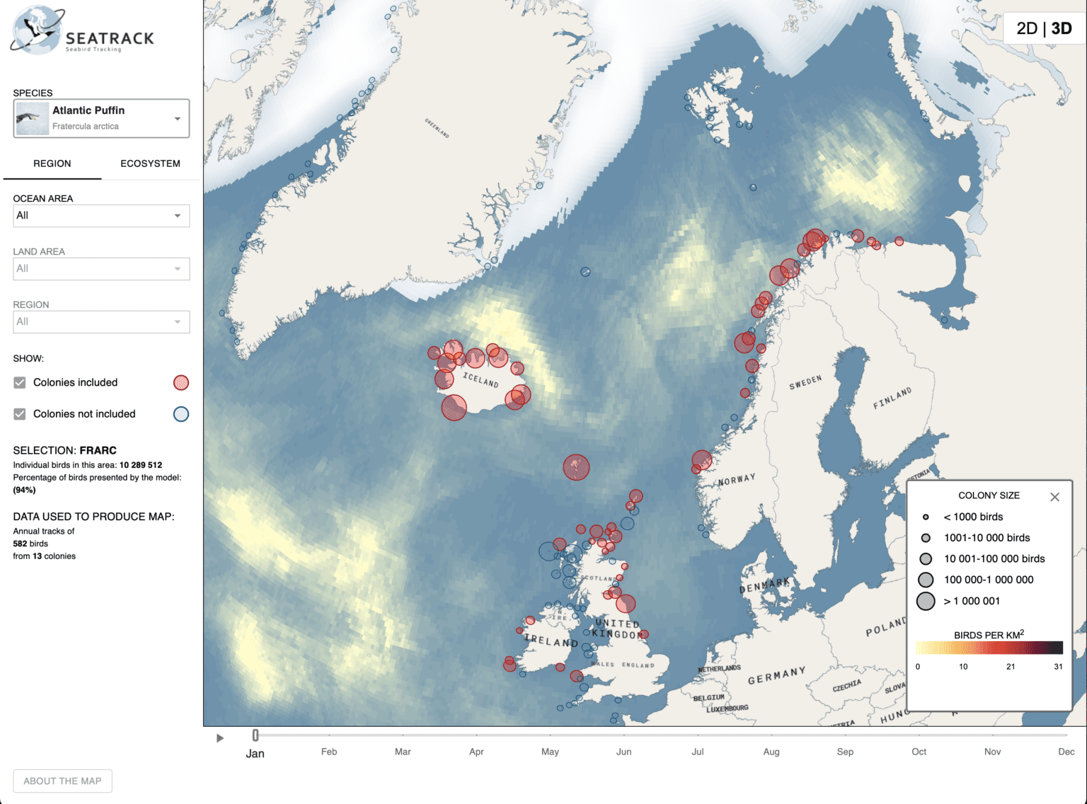 Atlantic puffin - SEATRACK