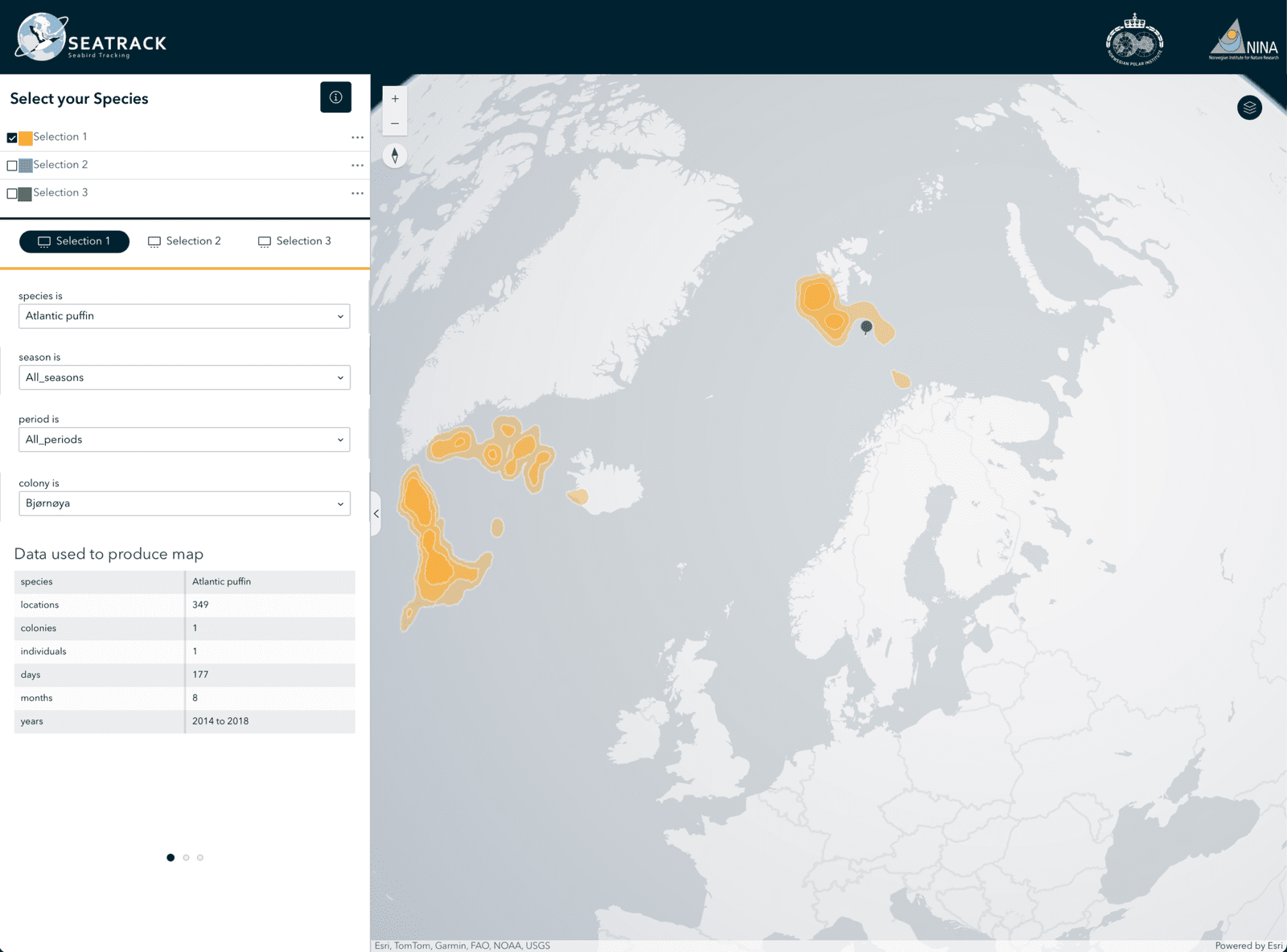 Atlantic puffin - SEATRACK