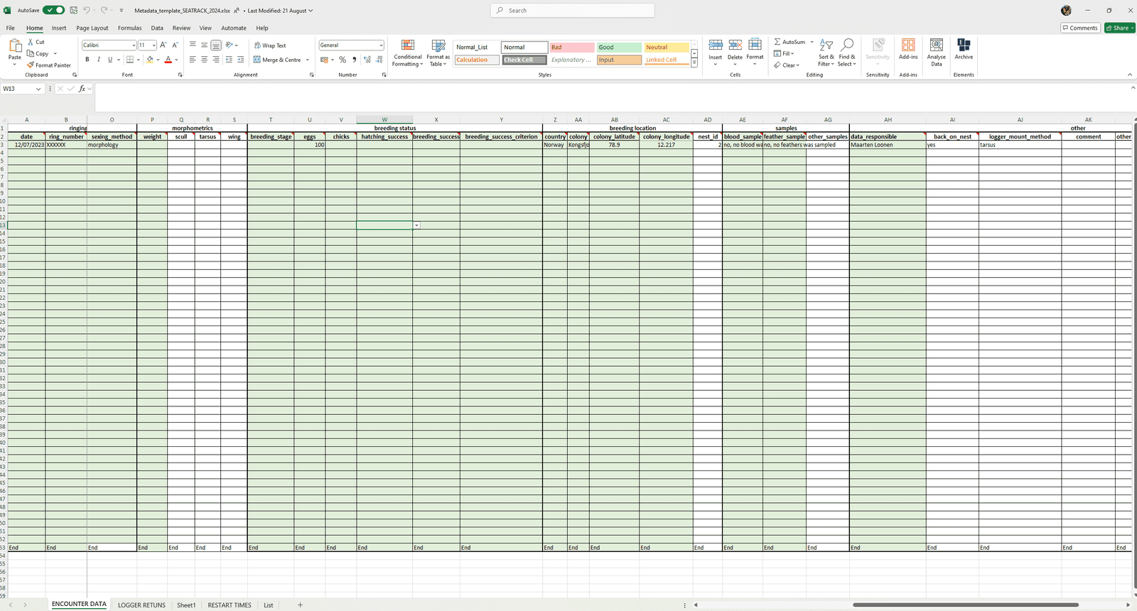 Project material - SEATRACK